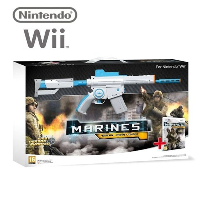 Nintendo Wii - Game Pack: Marines Modern Urban Combat Rifle + (Set ...